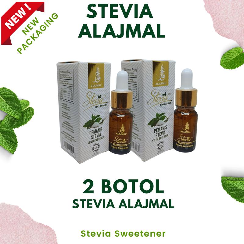 2 BOTOL STEVIA ALAJMAL - PENGGANTI GULA PUTIH - PEMANIS STEVIA - TikTok ...