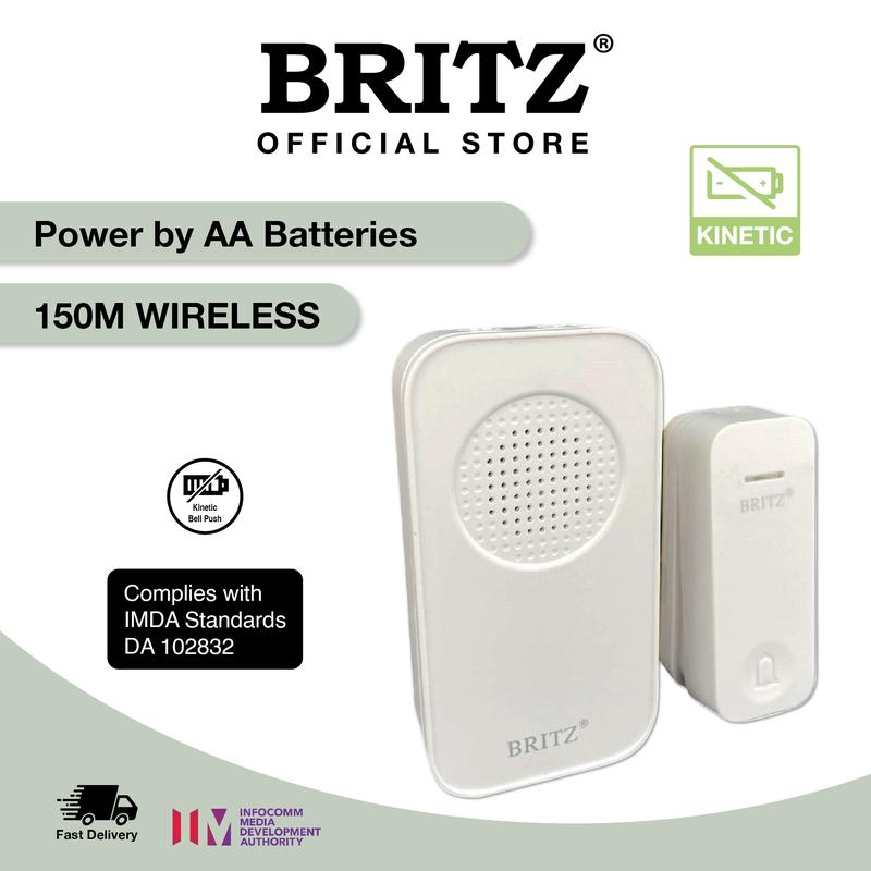 [NO NEED BATTERY] BRITZ Wireless Kinetic Battery-Free Self-Powered ...