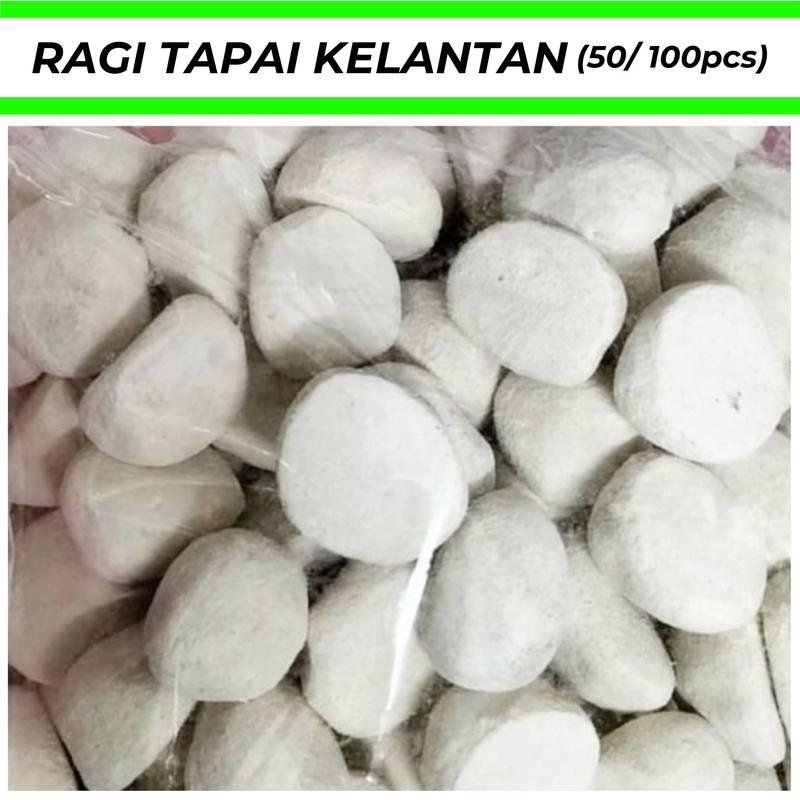 RAGI TAPAI MANIS KELANTAN 50/100biji RAGI TAPAI PULUT / BIJI - TikTok ...