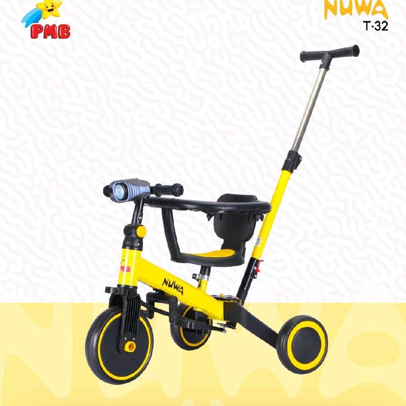 Sepeda Anak Roda 3 Tiga Dorong PMB NUWA T 32 Balance Bike / Tricycle ...