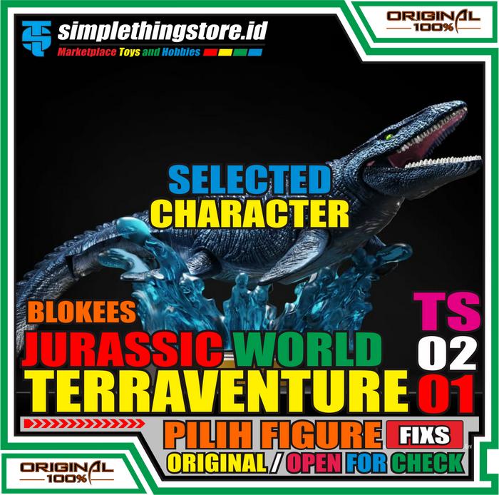 Jual Blokees Jurassic World Figure / Secret (TS 01,TS 02) Terraventure ...