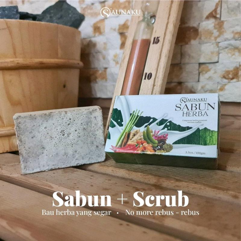 sabun berpantang scrub herba saunaku - TikTok Shop Malaysia