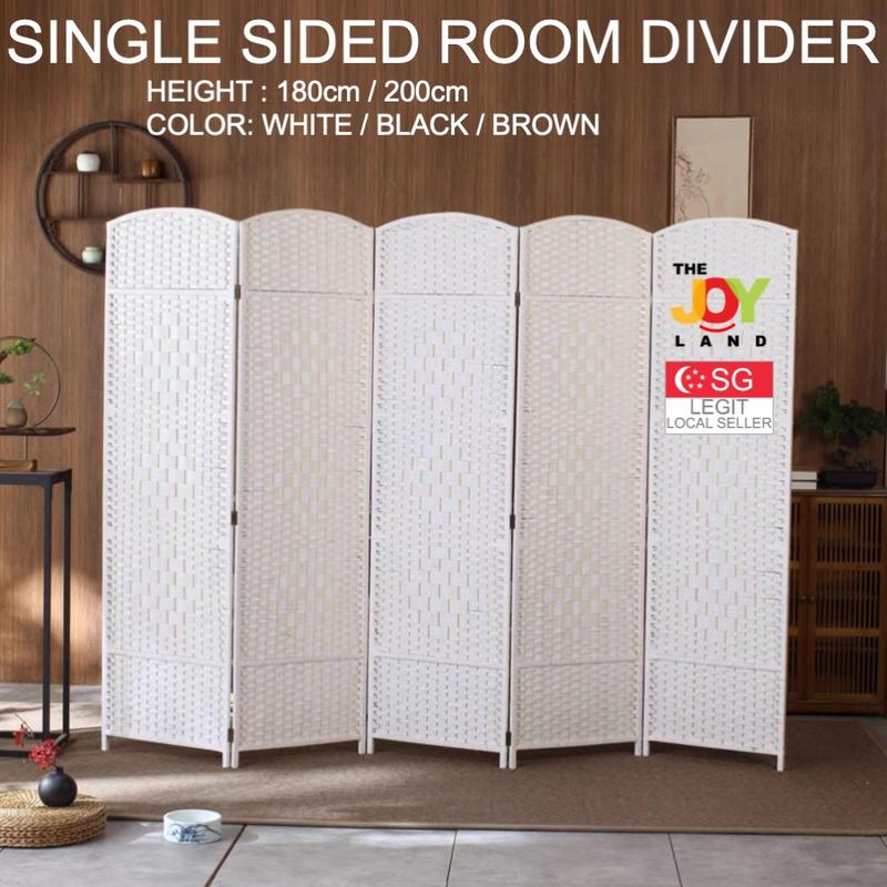 SINGLE SIDED DIVIDER Room Divider Folding Screen Indoor Partition ...
