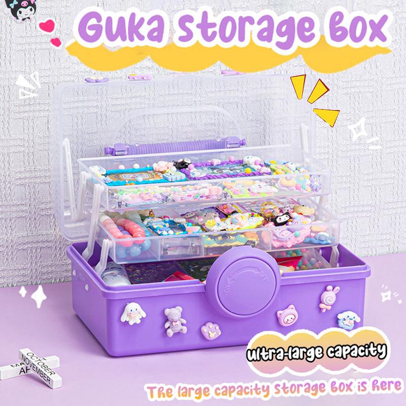 Guka Layer Storage Box Children's Office Desk Learning Stationery ...