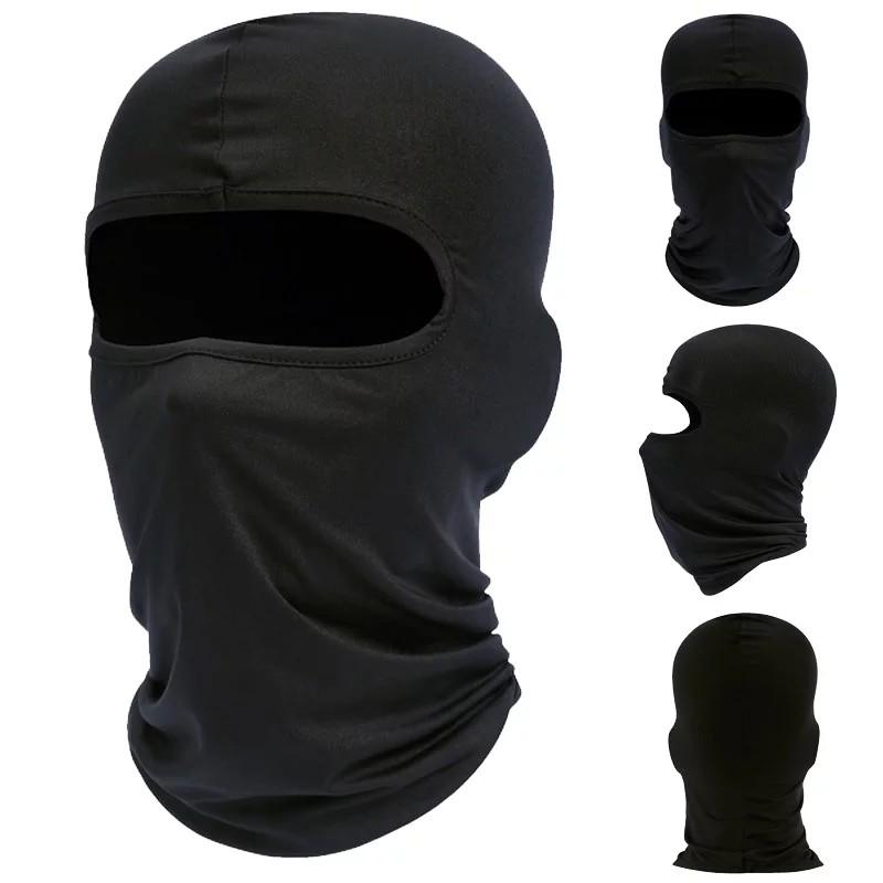 Masker Buff Ninja Full Face Balaclava Spandex Hitam Polos Loreng - Shop ...