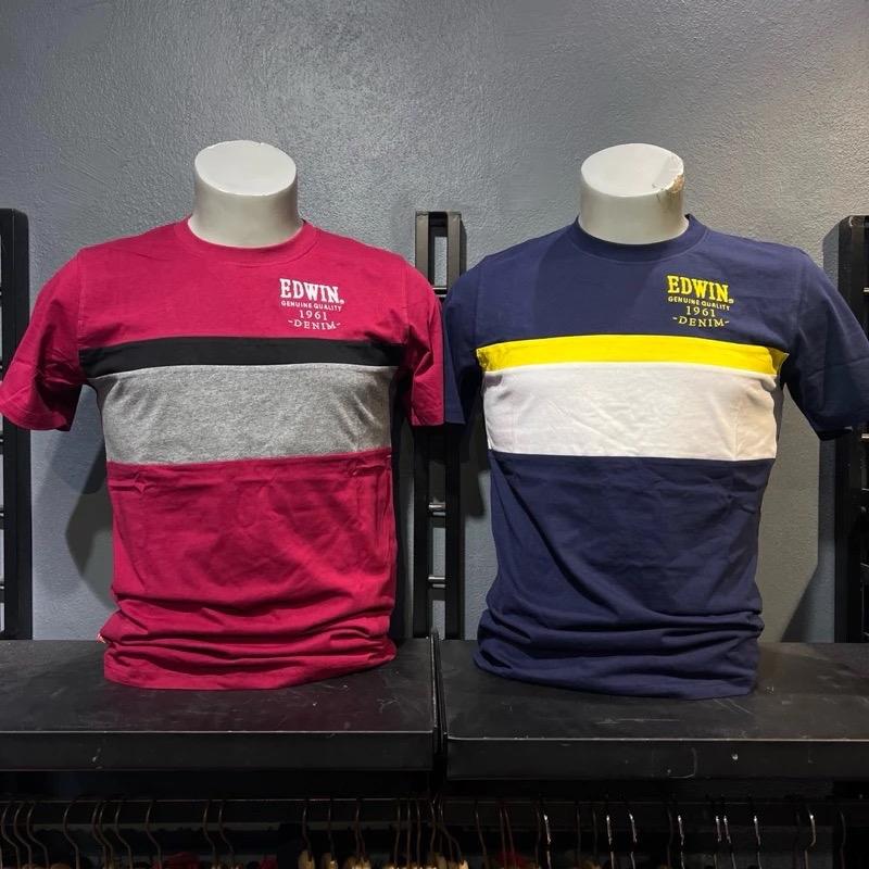 Baju T-Shirt Lelaki EDWIN Signature Logo Sulaman (7480 1896) - TikTok ...