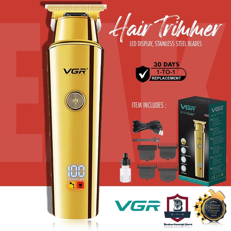 VGR V-947 Zero Adjustable Professional Rechargeable Hair Trimmer ...
