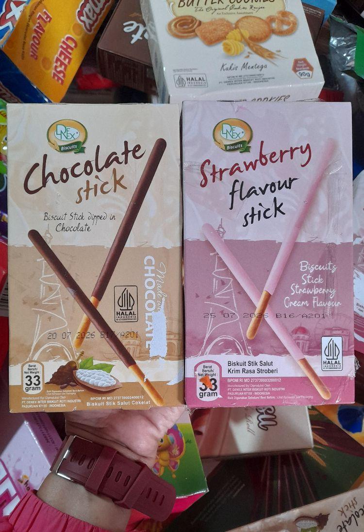 DENEX CHOCOLATE STICK Kemasan 33gr Biskuit Coklat - Shop | Tokopedia