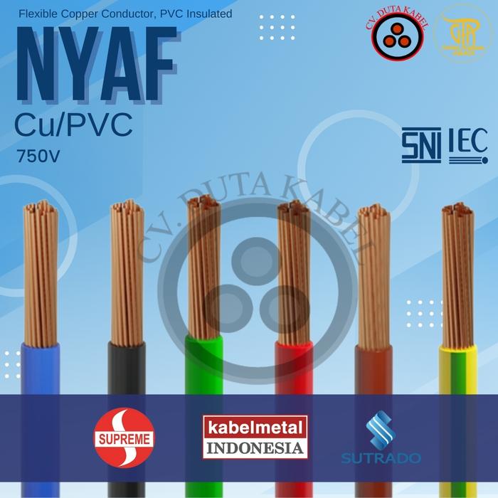 Jual Kabel NYAF 1x120 mm2 MERK SUPREME CABLE / KABELMETAL (KMI ...