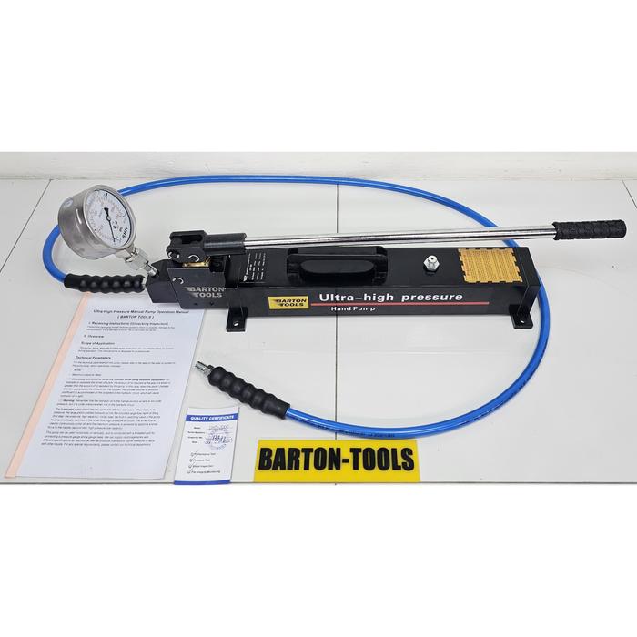 Jual 1000 Bar Ultra High Pressure Hand Hydraulic Pump UHP-1000 BARTON ...