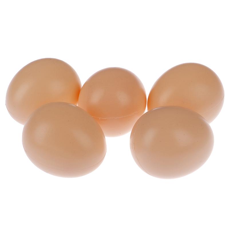 5PCS Fake Dummy Egg Hen Poultry Chicken Joke Prank Plastic Eggs - Shop ...