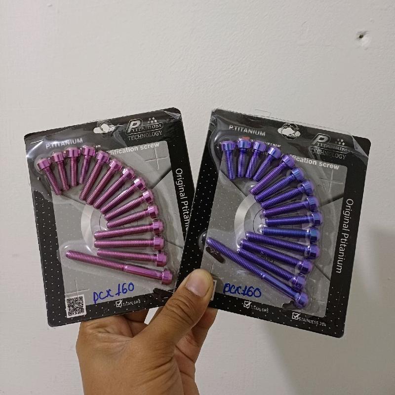 Baut Titanium Set CVT PCX 160 ADV 160 Vario 160 Stylo 160 Original ...