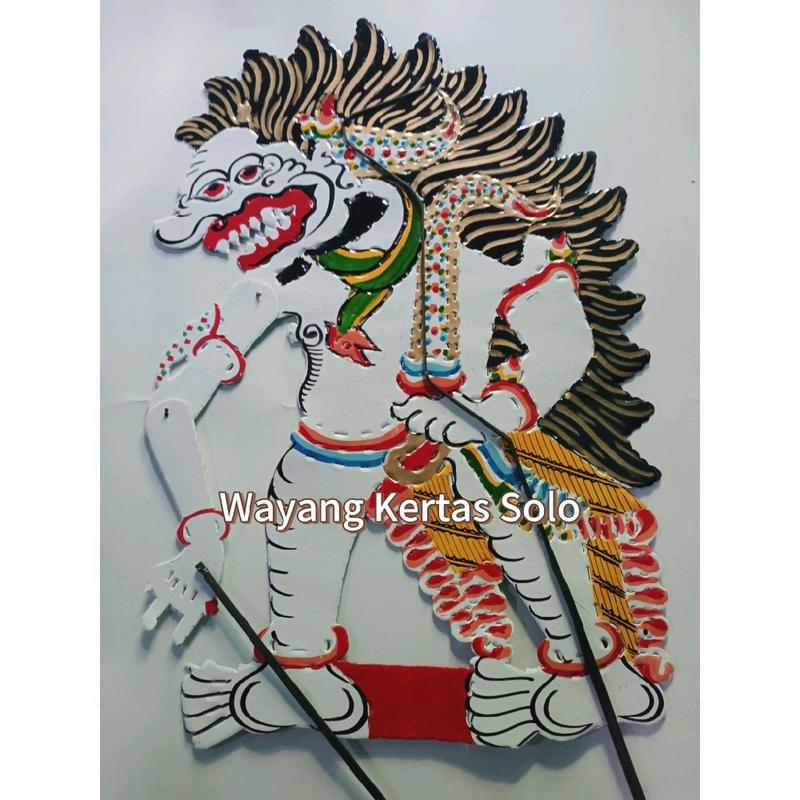 Wayang kulit kertas Buto Amral Ukuran tinggi -+75Cm - Shop | Tokopedia