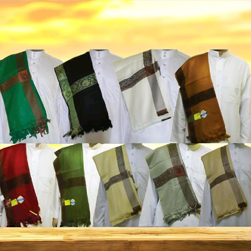 Selendang Rida Kashmiri Wool & Cotton Hand Made - Scarves Pashmina ...