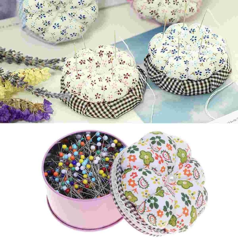 yeahgir Home Supplies Button Storage Sewing Pin Cushion Pumpkin ...