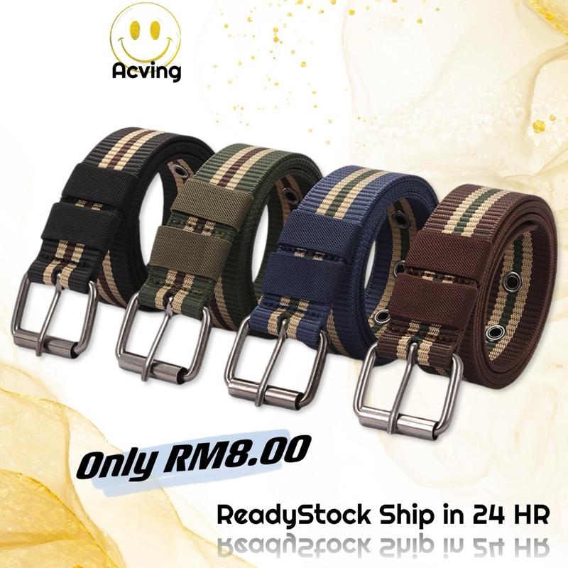 Promotion Men Women Durable Steel Fashion Hole Belt Nylon Military ...