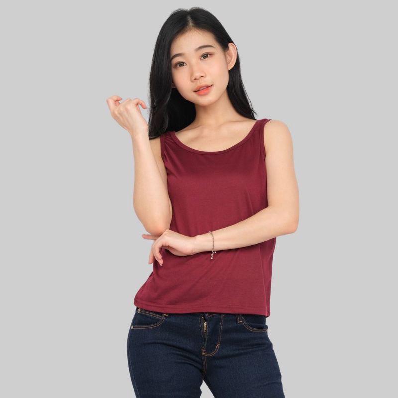 6 pcs Tengtop/Tank top Wanita Dewasa , Tank top Tali Kecil , - Shop ...