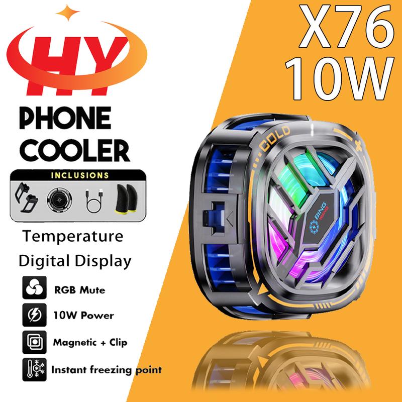 Hy 2024 new X76 mobile phone radiator digital display three-speed ...