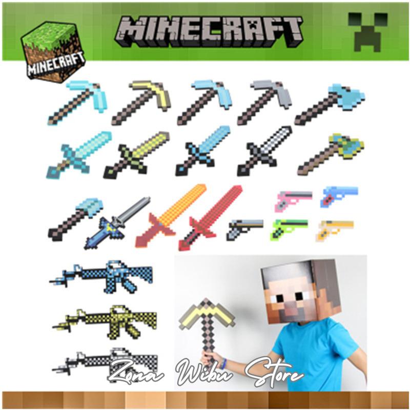 Minecraft Sword - Mainan Pedang Minecraft Jumbo Bahan Foam EVA - Toko ...