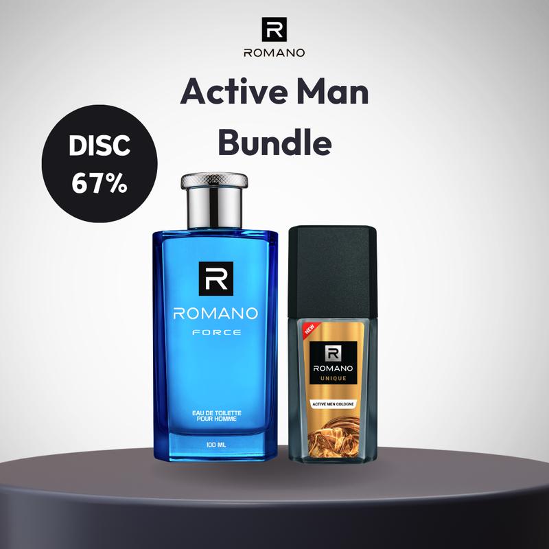 Active Man Bundle - Romano Eau De Cologne Force 100Ml + Romano - Shop ...