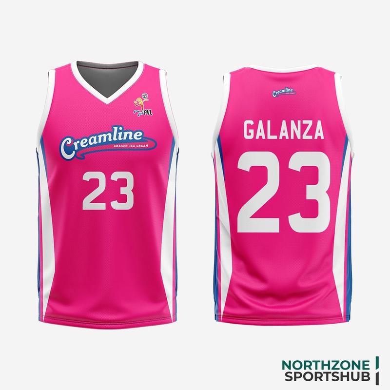 CREAMLINE BASKETBALL JERSEY FREE CUSTOMIZE OF SURNAME AND NUMBER ...