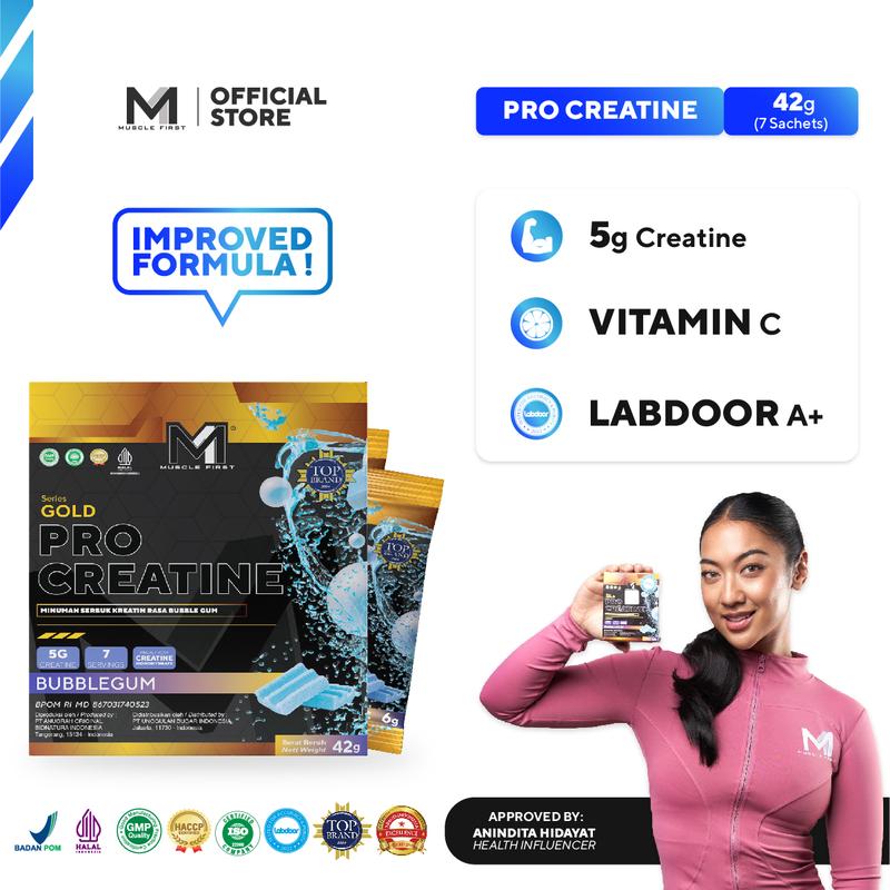 MUSCLE FIRST Pro Creatine Box - Suplemen Fitness - Shop | Tokopedia