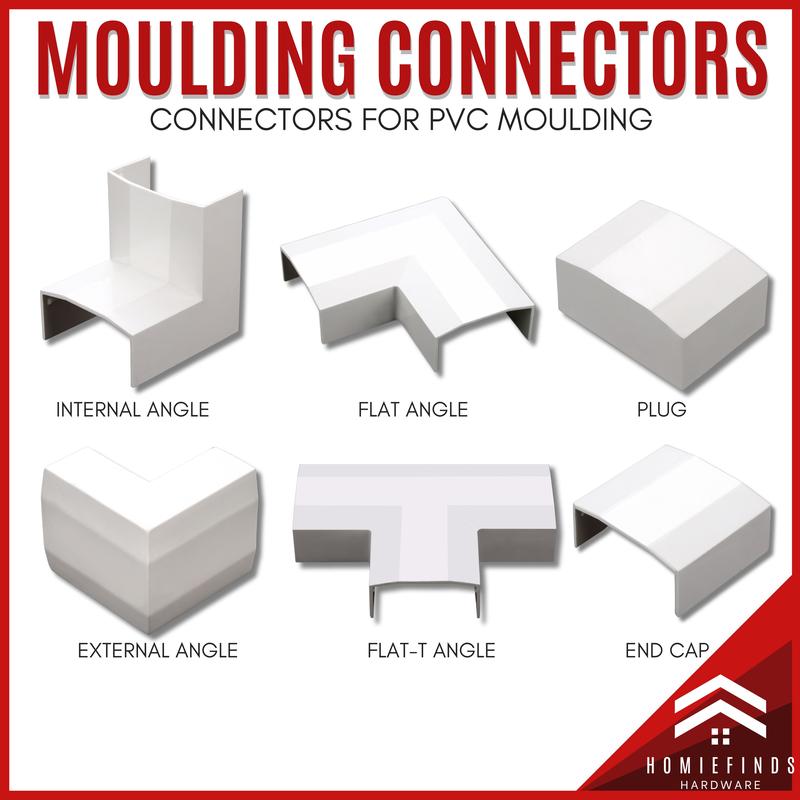 Homiefinds PVC Moulding Connectors Electrical Wire Plastic Pipe ...