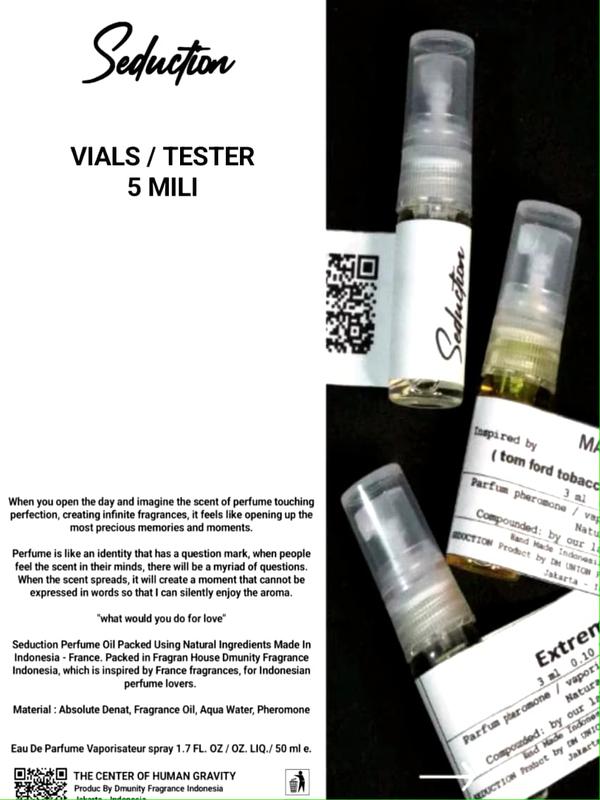 Vials / Tester 5 ml 1 Pcs 0,10 FL OZ seduction Pheromone - Shop | Tokopedia