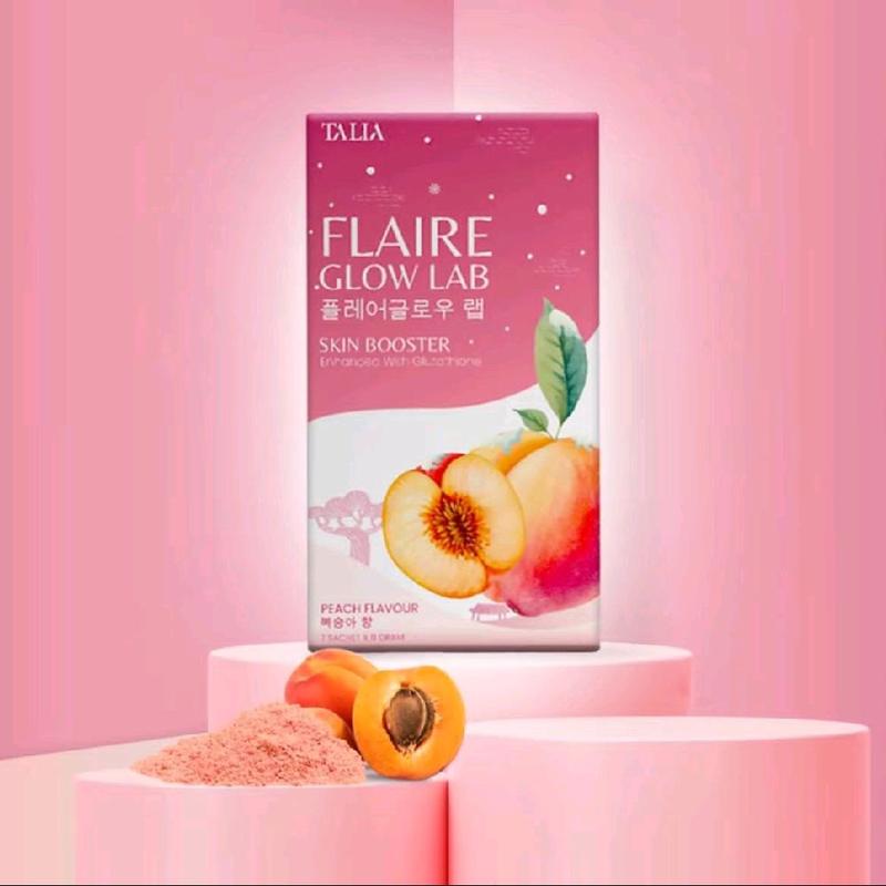 TALIA MINUMAN FLAIRE GLOW LAB BUAH PEACH FLAVOUR Drink - TikTok Shop ...