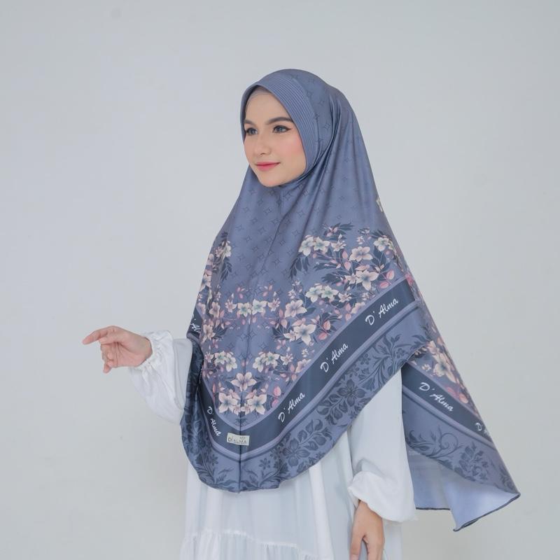 D’alma hijab daily printing Nana size XL hijab daily sublim printing ...