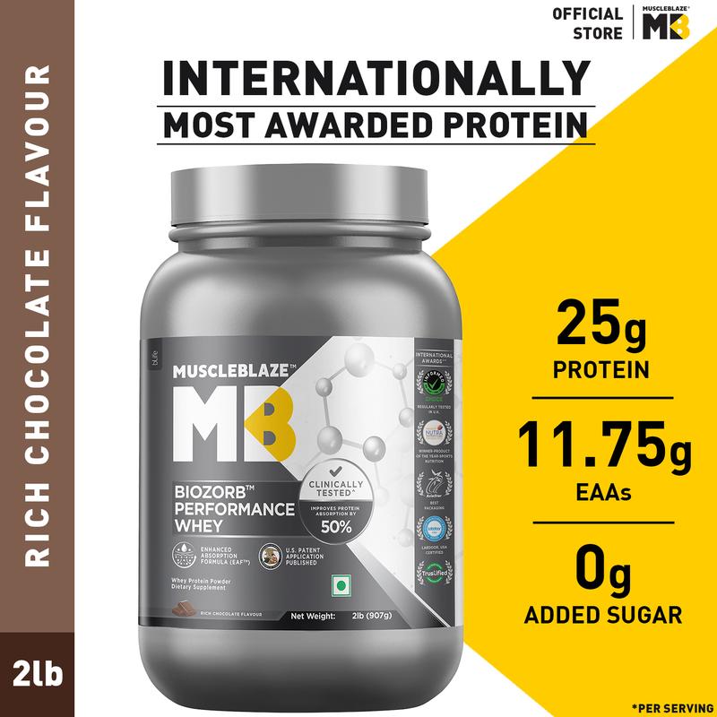 MuscleBlaze Biozorb Performance Whey Protein (Rich Chocolate - TikTok ...