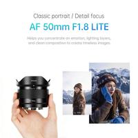 Promo 7ARTISANS AF 50mm f1.8 for Fujifilm X APSC Lens 7Artisan AF 50 mm ...