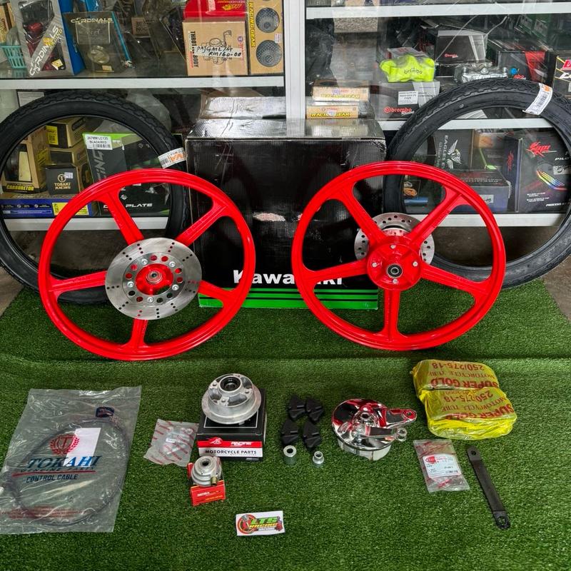 Ar80 sport rim pnp Ex5 full set tayar tube Kawasaki Motorcycle - TikTok ...