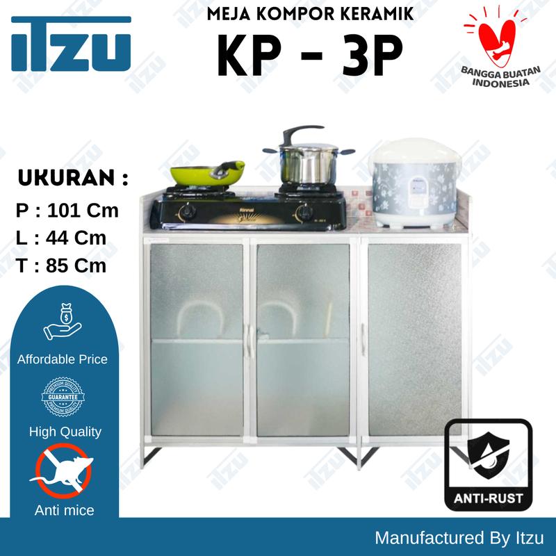 Meja Kompor 3pt + Plat Alumunium - Shop | Tokopedia