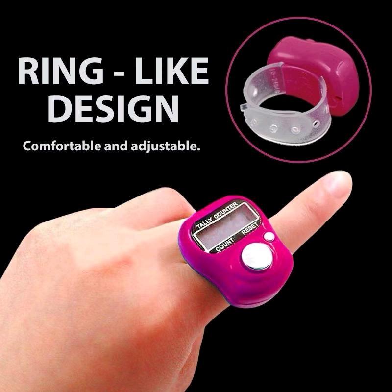 LCD Finger Counter Random Color Mini Handheld Electronic Finger ...