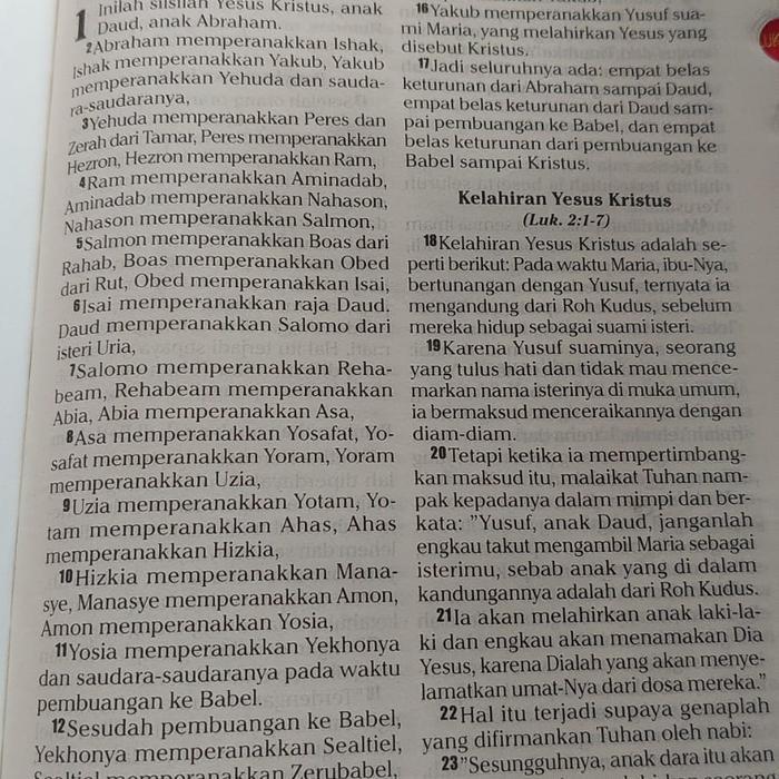 Jual Alkitab Terjemahan Baru Huruf Besar Untuk Dibaca Sehari-Hari ...