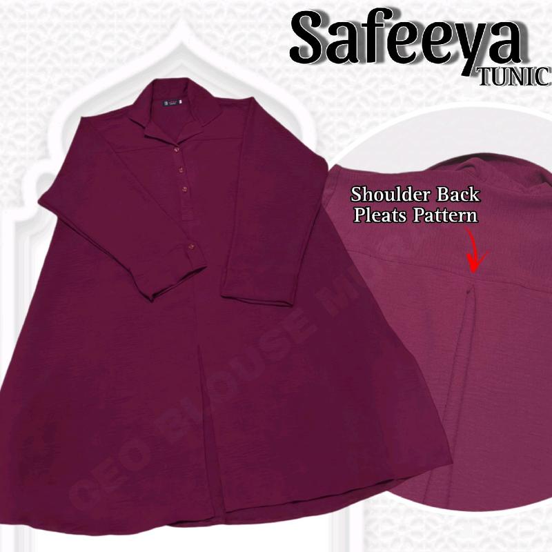 [EXCLUSIVE] SAFEEYA Tunic Tops Blouse Labuh Wanita Cutting A - TikTok ...