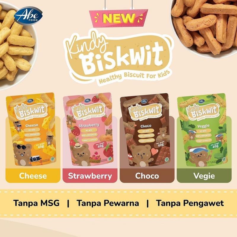 Abe Food Kindy Biskwit/ Biskuit Sehat/ Snack Anak/ Home made I Biscuit ...