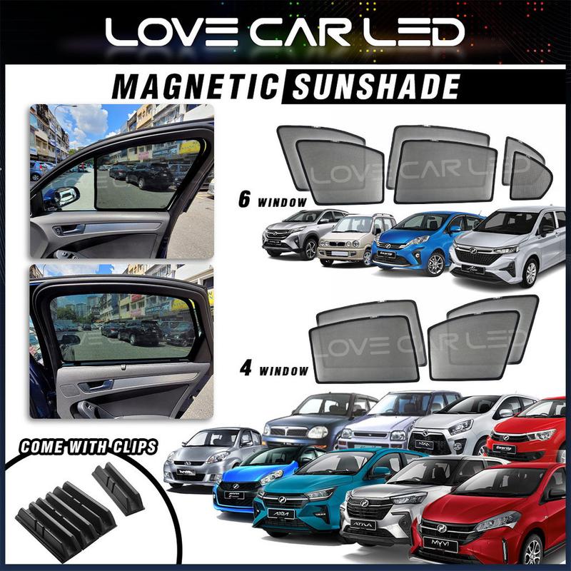 PERODUA Magnetic Sunshade Sun Shade Kereta ATIVA AXIA BEZZA ARUZ ...