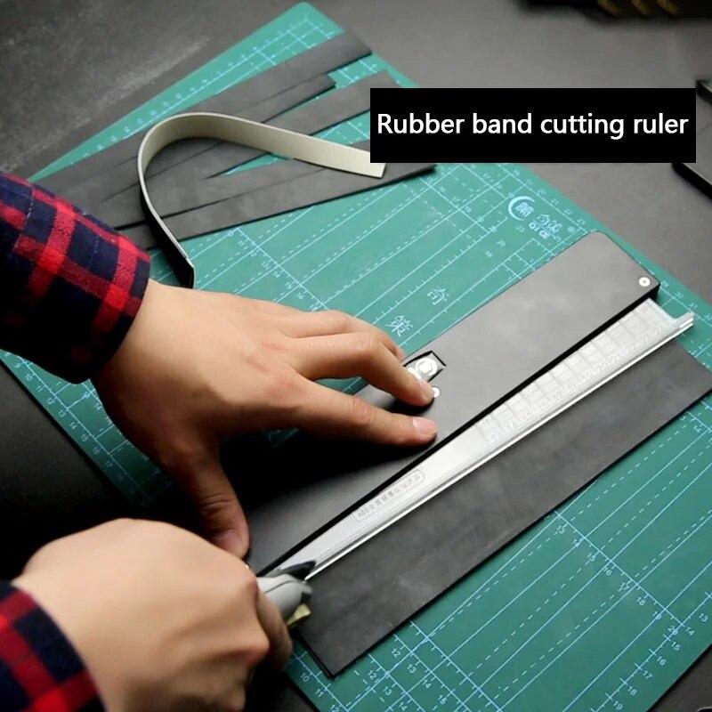 Rubber Band Cutting Taper Ruler Multi-function Adjustable Tool - TikTok ...