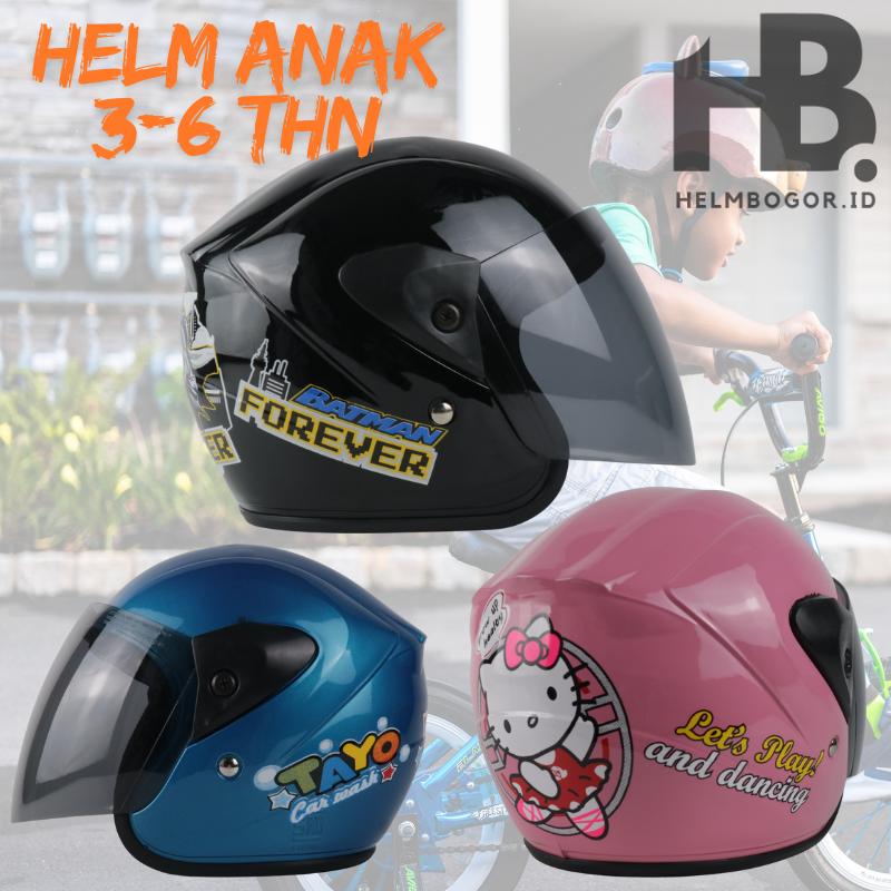 Helm Anak Cewek Cowok Usia 3 Sampai 6 Tahun Motif Karakter Murah - Shop ...