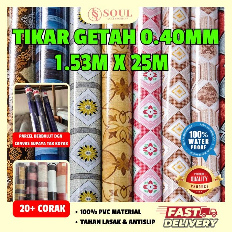 [DecorExpress] 5 Kaki Tikar Getah 1 Roll x 25METER 0.40mm 1.53M x 25M ...