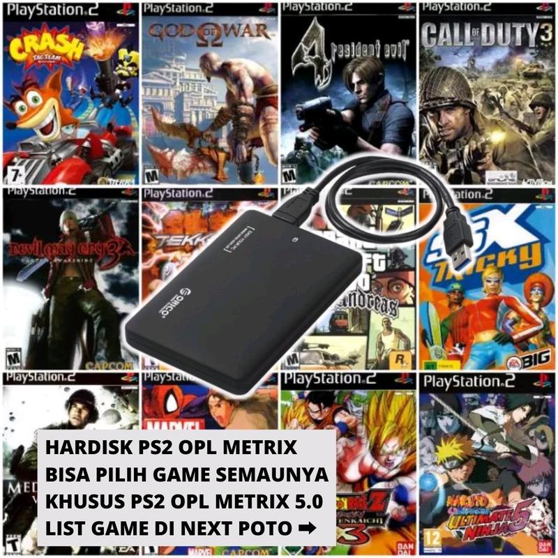 FLASHDISK HARDISK PS2 OPL METRIX PLUG AND PLAY - Shop | Tokopedia