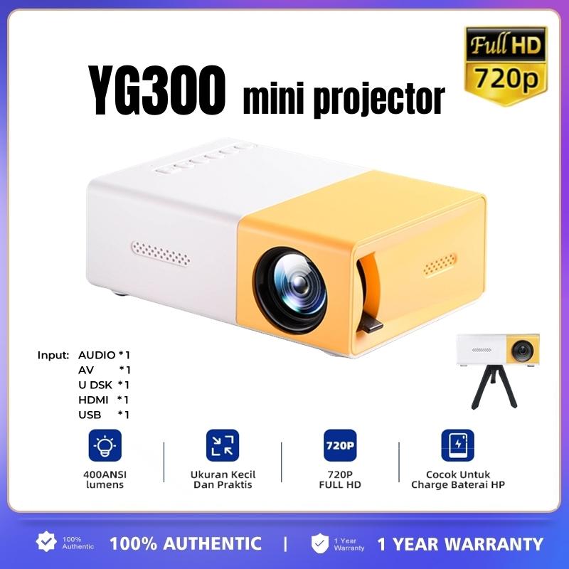 Projektor LED YG300 Mini, HD Mini, Projektor Mini Mudah Alih - TikTok ...