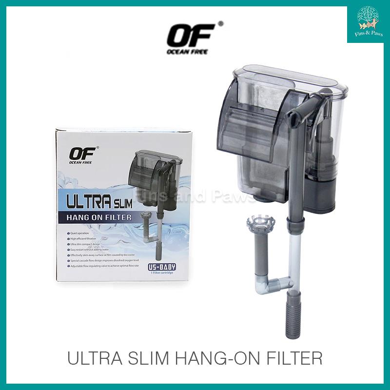 [OF Ocean Free] Ultra Slim Hang-on Back Filter with Surface Skimmer ...