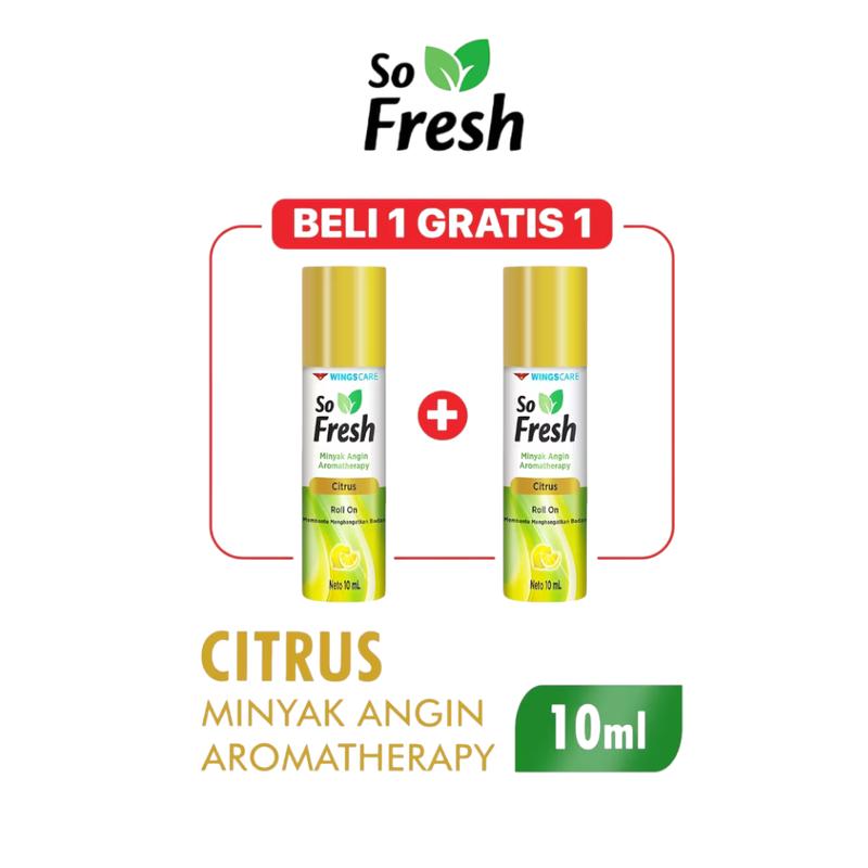 SO FRESH MINYAK ANGIN AROMATHERAPY ISI 2 BOTOL | ART WC - Shop | Tokopedia