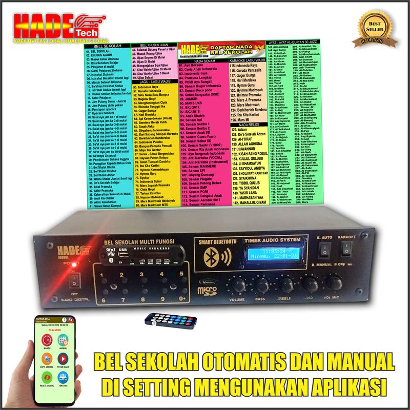 BEL Sekolah otomatis Versi Android Bluetooth SETING VIA ANDROID - Shop ...