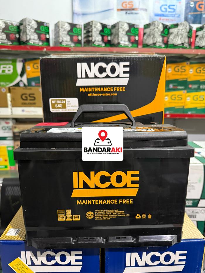 Jual Incoe AKI KERING MF 580-24 LN3 80 Ah 12V Original 100% untuk BMW ...