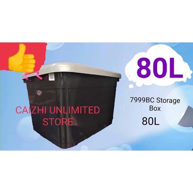 7999BC 80L STORAGE BOX WITH WHEELS - TikTok Shop Malaysia