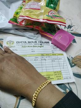 DHIYA GOLD 916 Rantai tangan coco lebar 0.75cm - TikTok Shop Malaysia